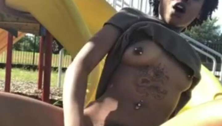 Ebony Flash In Playground Tnaflix Porn Videos