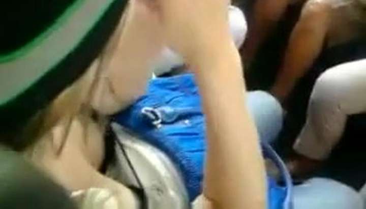 Downblouse On The Bus Tnaflix Porn Videos