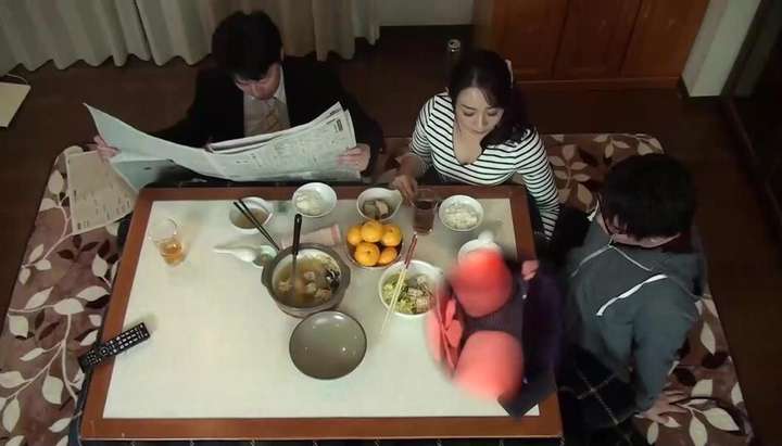 Stepmother And Stepson Play Secret Games Under The Table Tnaflix Porn Videos
