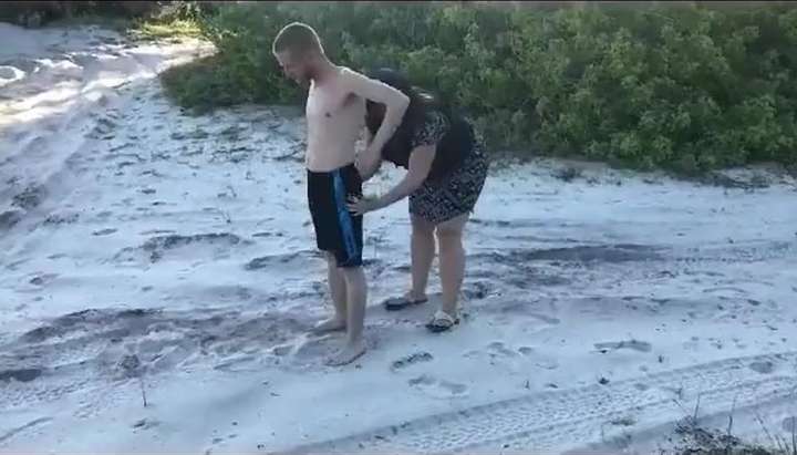 Policewoman Makes Man Strip Naked At A Public Beach Enm Cfnm Tnaflix Porn Videos
