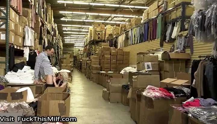 Sales Woman And Buyer Secure Sex Deal On Cardboard Boxes Tnaflix Porn
