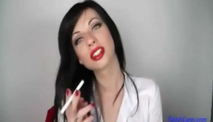 Dark Haired Red Lipstick Smoking Fetish Tnaflix Porn Videos
